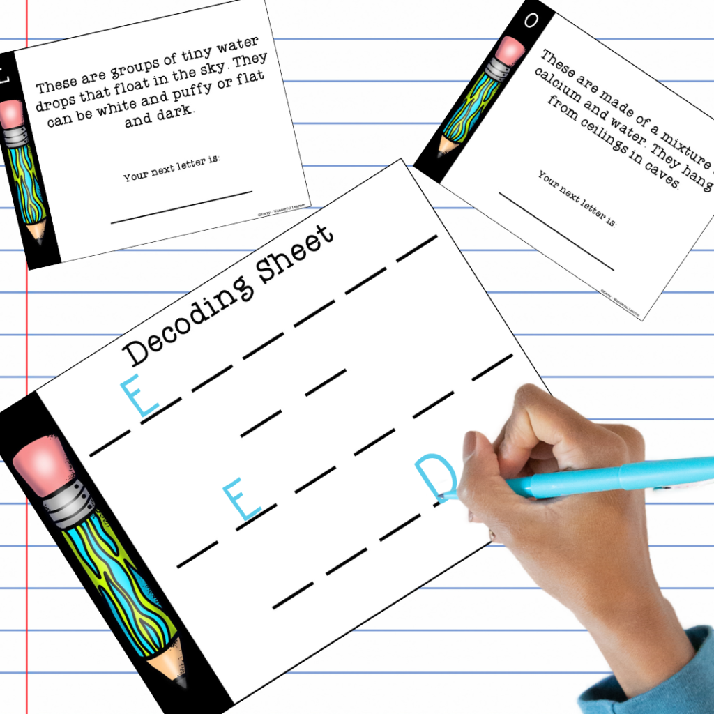Hidden Message: Back-to-School Reading Activity! - Wanderful Learning